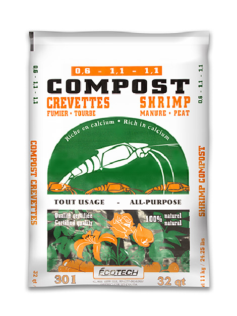 Compost De Crevettes 30l Livraison Gratuite Les Bûches écologiques