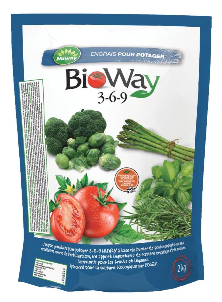 Vegetables Fertilizer Bioway 3-6-9 2kg – Eco-Logic Ecological firelogs